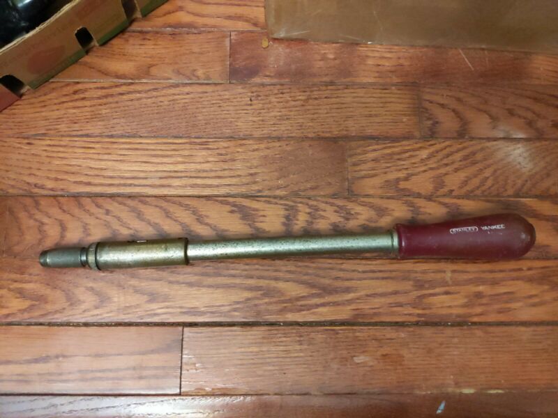 Manual YANKEE Spiral Ratchet SCREWDRIVER Model 131A STANLEY PUSH DRILL ...