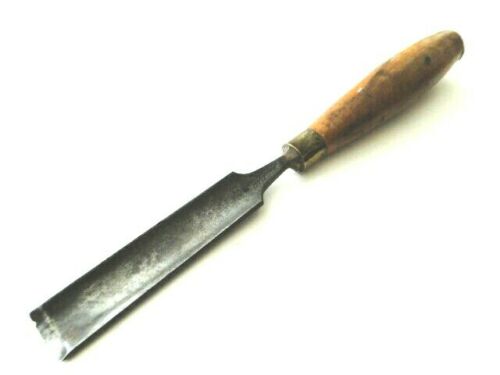 Vintage 7/8" ISAAC GREAVES CAST STEEL Logo Sheffield England #5 Shallow ...