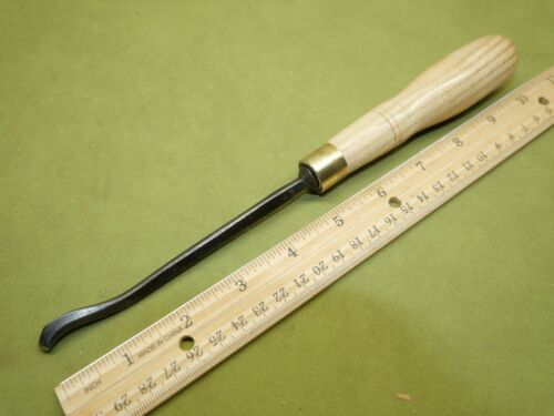 old tools Buck Bros 1/4" No 43 Short Bent V Tool Veiner wood carving ...