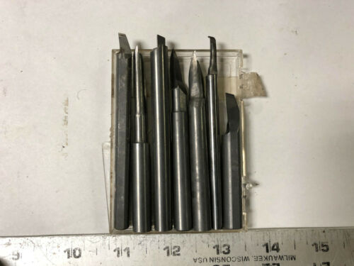 MACHINIST TOOLS LATHE MILL Machinist Lot of SOLID CARBIDE Boring Bar ...