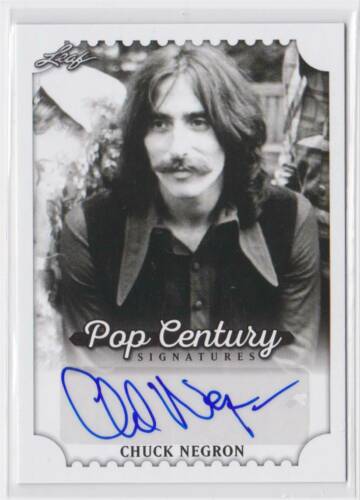 2016 Leaf Pop Century Signatures Chuck Negron Auto -- Antique Price ...