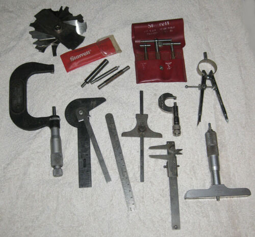 Vintage Lot of Assorted Machinist Tools - Micrometers Telescoping Gages ...