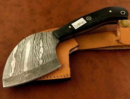 Handmade Damascus Steel Hatchet Axe Heat Treated Functional Bush Craft