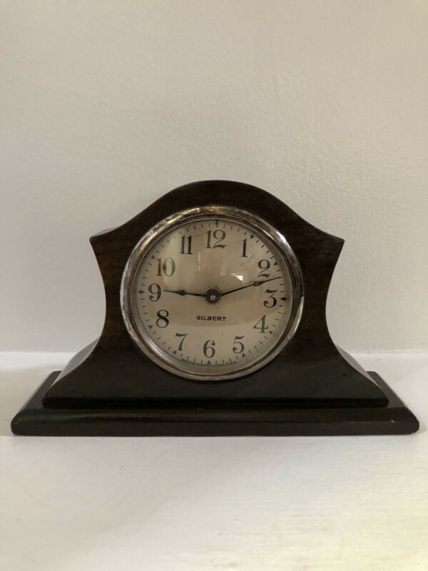 William L Gilbert Shelf Mantel Clock 4384 Antique Clock Collectable Pre ...