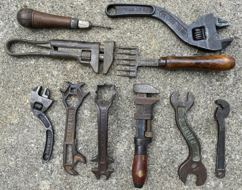 10 pc. Antique Vintage Tools Various Brands And Types -- Antique Price ...