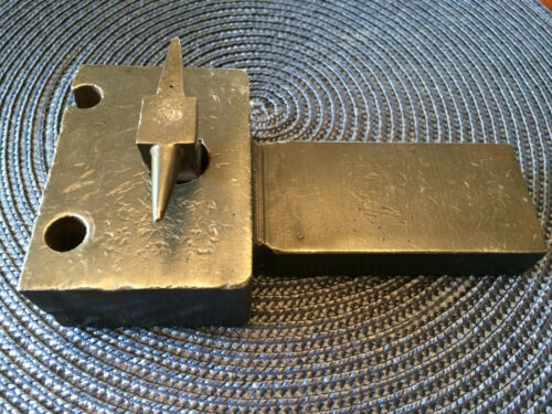 ANTIQUE MINIATURE BLACKSMITH ANVIL JEWELER OPTICAL SET IN IRON BLOCK ...