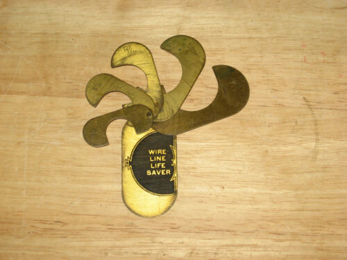 Vintage Edwards Wire Rope measuring device Wire Line Life Saver ...