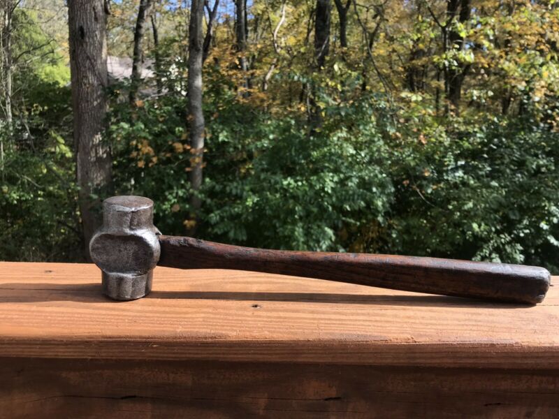 Antique HELLER BROS. Hammer w/ Side HORSE LOGO Fitting Rounding ...
