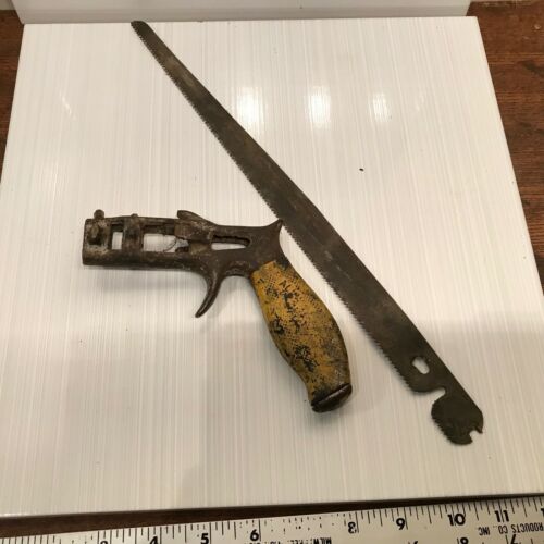 Vintage ALLWAY SAW by Ultra Mfg. Co. NYC Cast Iron Keyhole Saw w Pistol ...