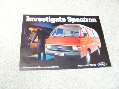 1983 AUSTRALIAN FORD SPECTRON SALES BROCHURE... -- Antique Price Guide ...