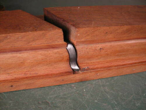 ANTIQUE OLD VINTAGE WOODWORKING TOOLS WOODEN MOLDING PLANE FINE PROFILE ...