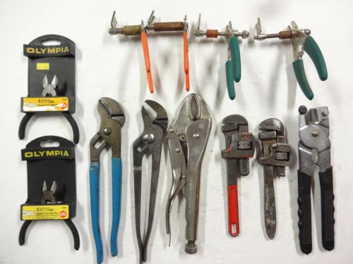 VINTAGE LOT OF CHANNEL LOCK CRAFTSMAN LOCKING PLIERS WIRE STRIPPERS ...
