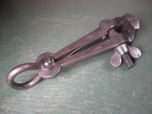 OLD USED VINTAGE TOOLS FINE GERMANY MADE HAND VISE LARGE SIZE MACHINING ...