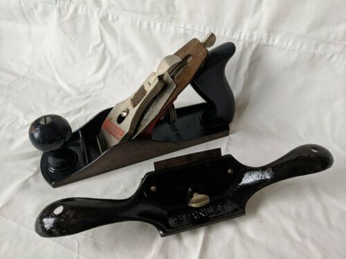 Set of STANLEY tools: No. 80 Spoke Shave and handyman wood plane tool ...