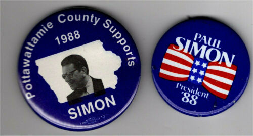 Vintage 1988 Paul Simon Pin Pottawattamie County Pin Simon Bow Tie Pin ...