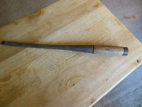 ANTIQUE VINTAGE BUCK BROTHERS CAST STEEL 3/8" x 15 1/2" WOOD CHISEL ...