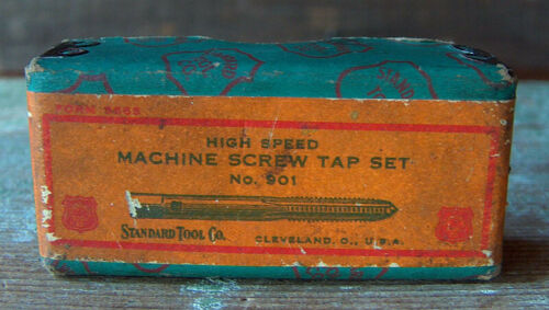 ESTATE FIND Vintage Antique STANDARD TOOL MACHINIST TAPS NF THREAD ...