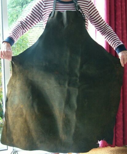 ANTIQUE RARE HIDE LEATHER APRON FOUNDRY BLACKSMITH CRAFTSMAN -- Antique ...
