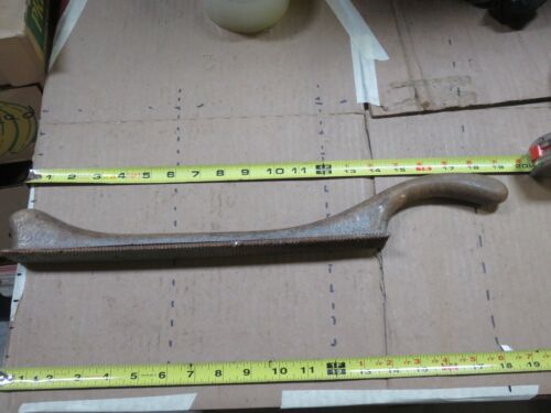 Auto Body File, Flat Profile With Curved Teeth Heavy Wooden Handle ...