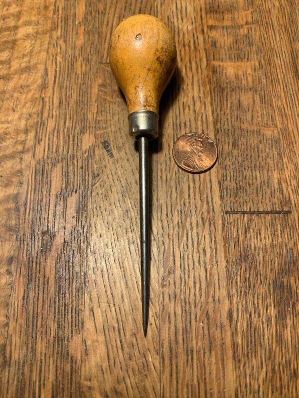 Antique Miniature Leather/Sails Awl . -- Antique Price Guide Details Page