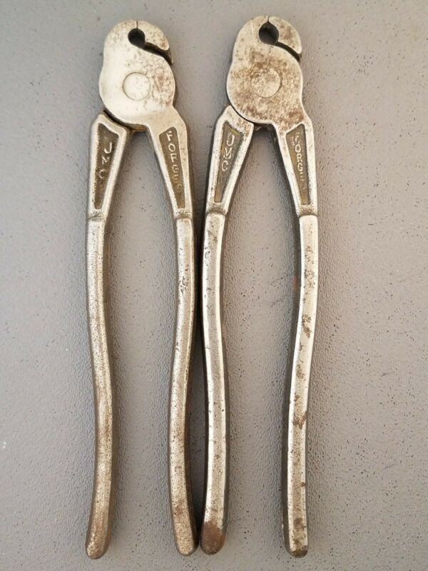 JMC Forged Blasting Cap Crimper Pliers 7" Lot Of 2 Mining Tool Nipper ...