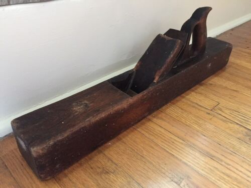 Block Plane Antique Wooden 22" Sandusky Tool Co. Early 1900''s ...