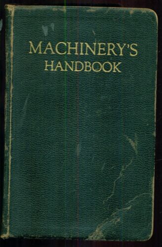 1927 Machinery''s Handbook for Machine Shop/Drafting-Room by The ...