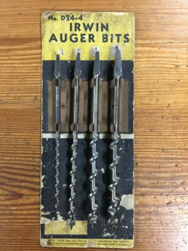 Vintage Irwin Auger Bits. In original packaging -- Antique Price Guide ...