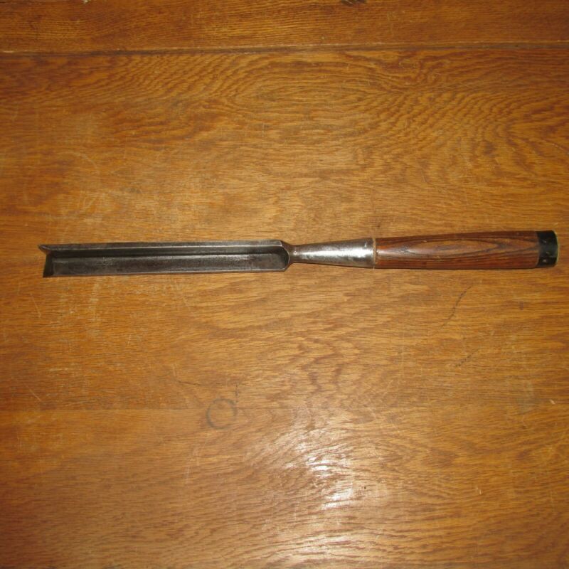 Vintage Samson 7/8" corner socket wood chisel 17" long -- Antique Price ...