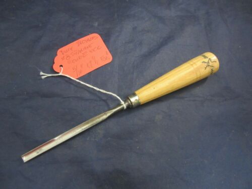 MINT BUCK BROTHERS 5/16" NO 8 STRAIGHT GOUGE WOOD CARVING CHISEL ...