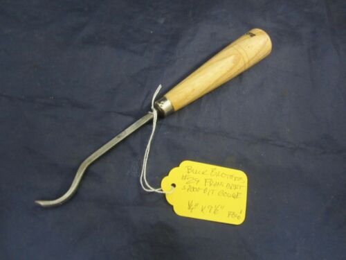 BUCK BROS 1/4" NO 29 FRONT BENT SPOON BIT GOUGE WOOD CARVING CHISEL ...