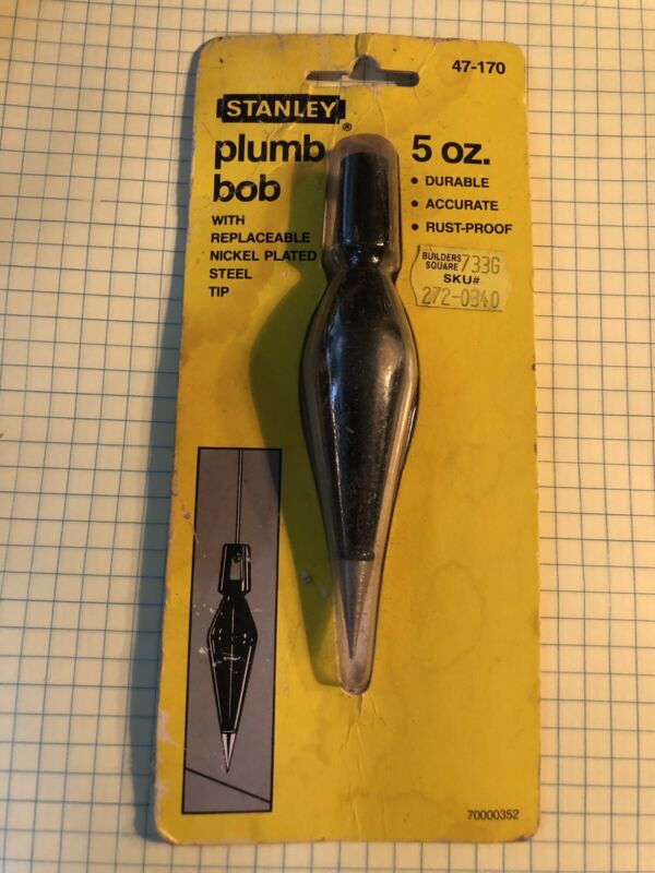 NOS Stanley Plumb Bob #47-170 -- Antique Price Guide Details Page