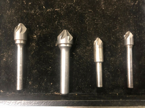 MACHINIST TOOLS LATHE MILL Machinist Lot of Carbide Counter Sink Cutter ...
