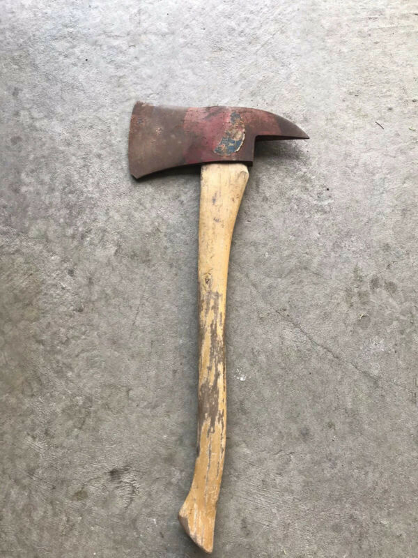 VINTAGE MANN FIREMAN''S AXE HEAD SMALL CONDITION ISSUES,LEWIS TOWN, PA ...