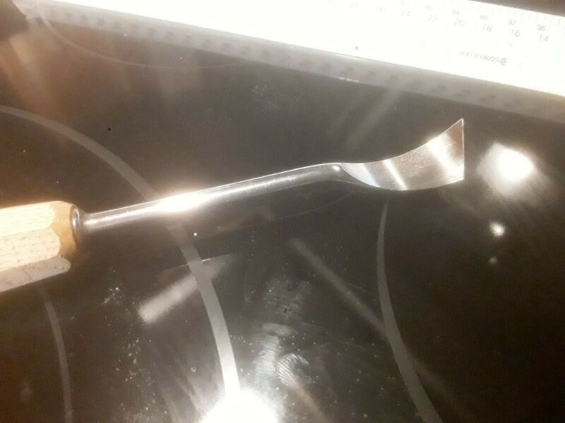 Pfeil Swiss Made Wood Carving Tool skew spoonben Gouge Stamped #2A 20L ...