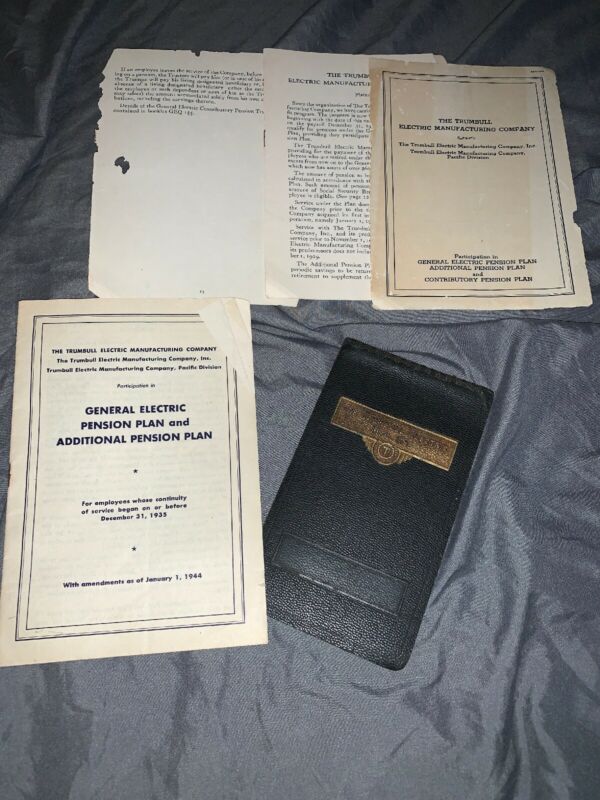 Trumbull Electric General Electric 1930-1940 Papers -- Antique Price ...