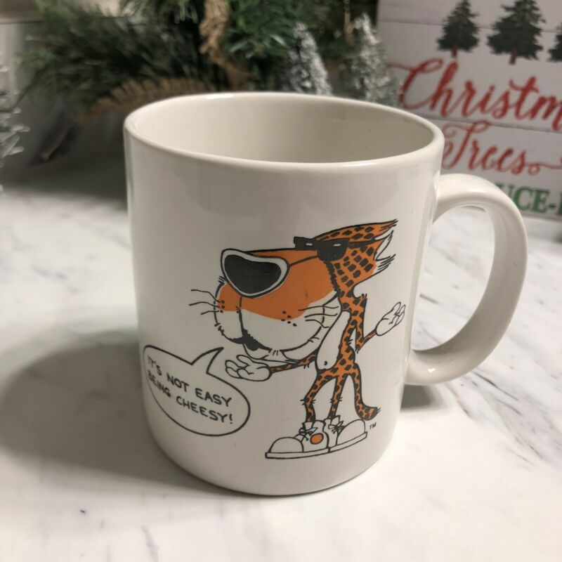 1990s Frito Lay Cheetos Mug Vintage Not Easy Being Cheesy Chester ...