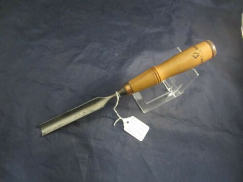 LONG HANDLE BUCK BROTHERS 1/2 INCH NO 7 SWEEP GOUGE WOOD CHISEL VINTAGE ...
