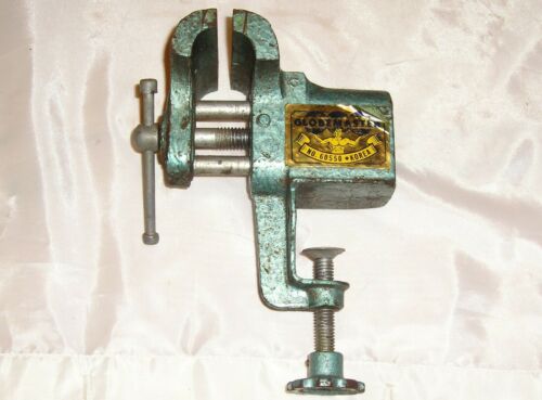 Vintage GLOBEMASTER 60550 Clamp-On Vise - Table Bench Mount 3" Jaws 2 ...