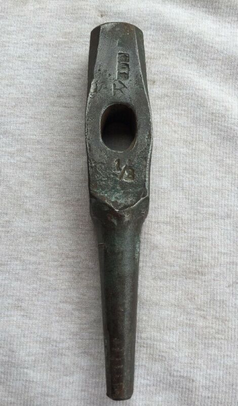 Vintage Woodings 1/2" Round Drift Pin Punch Hammer Head Blacksmith ...
