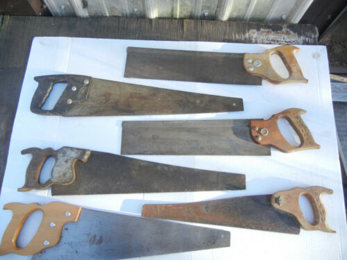 VINTAGE HAND SAW LOT of 6 Handsaws for repurpose -- Antique Price Guide ...