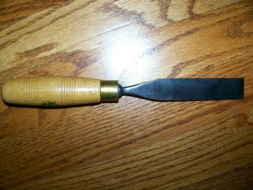 VINTAGE HENRY TAYLOR ACORN #1 WOOD CARVING GOUGE CHISEL -- Antique ...