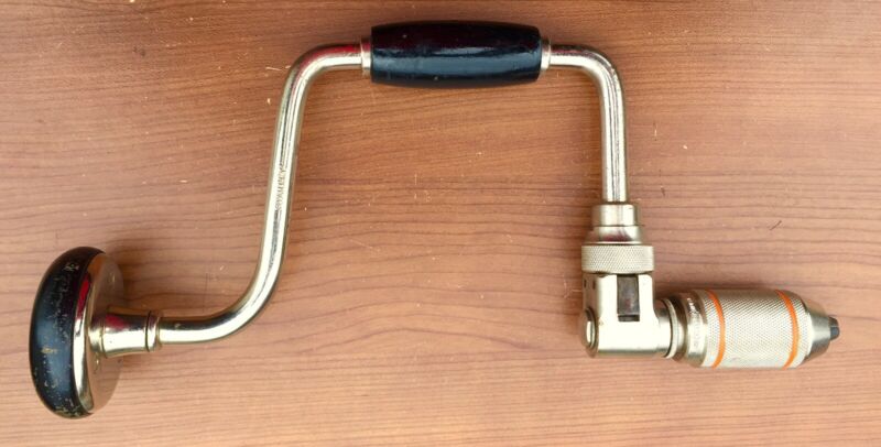 Stanley YANKEE North Bros No. 917-10" Box Ratchet Bit Brace Pat. No ...