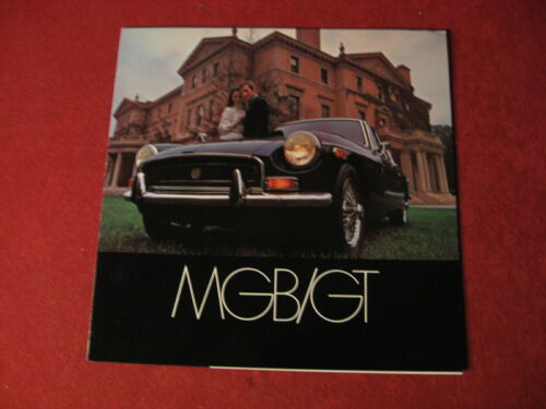 1970 MG MGB GT Sales Brochure Booklet Old Original Catalog book ...