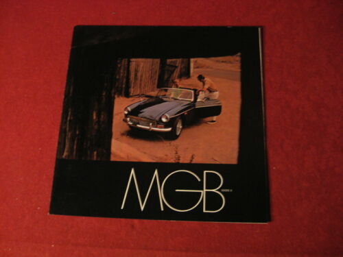 1969 MG MGB Mark II Sales Brochure Booklet Old Original Catalog book ...
