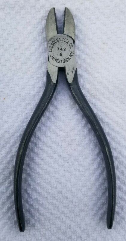 Vintage Crescent Tools 942-6 USA Diagonal Side Cutters Cutting Pliers ...