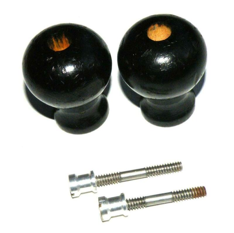 Pair of original wooden Stanley No 71 router plane handles with fixing ...