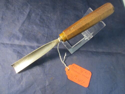 EARLY PFEIL 7/8" NO 7 STRAIGHT GOUGE ANTIQUE VINTAGE WOOD CARVING ...