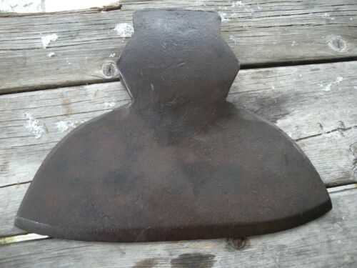 Antique Broad Axe Head 6lb Hewing Tool Vintage Timber Framing Log Cabin ...