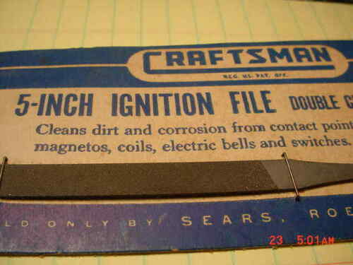 Vintage Craftsman Unused 5-Inch Ignition File No.6740 Orig. Sears ...
